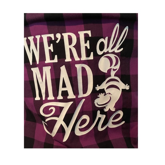 Disney | Tops | Purple Black Checkered Disney Long Sleeve | Poshmark